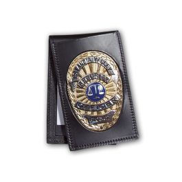 Perfect Fit Recessed Double ID Case w/ Outside Badge Mount