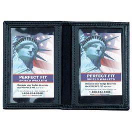 Perfect Fit Dress Leather Double ID Case