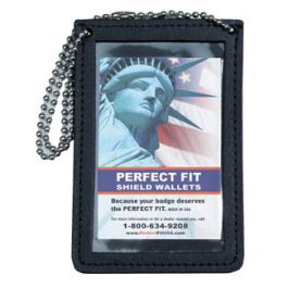 Perfect Fit 708 Double ID Holder for Neck with Chain