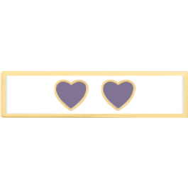 Blackinton A11272-A Purple Heart Commendation Bar
