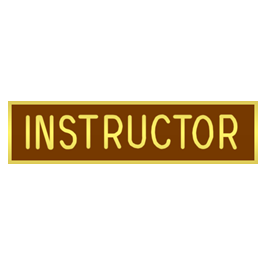 Blackinton A11355 Instructor Commendation Bar
