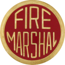 Blackinton A2813-P Fire Marshal Collar Lapel Pin
