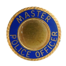 Blackinton A3953-BL - Master Police Officer Collar Insignia
