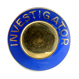 Blackinton A3953-BM - Investigator Collar Seal Insignia