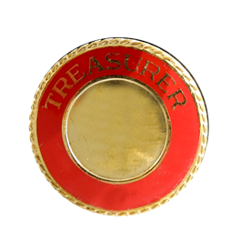 Blackinton A3953-BQ - Treasurer Collar Seal Insignia