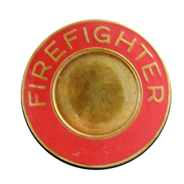 Blackinton A3953-BT - Firefighter Collar Seal Insignia