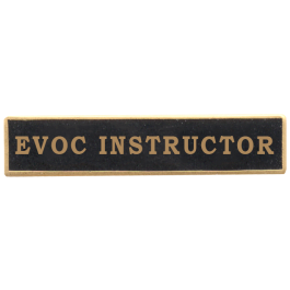 Blackinton A6136-W EVOC Instructor Marksmanship Bar