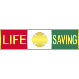 Blackinton A7142-AV Life Saving Commendation Bar with Maltese Cross