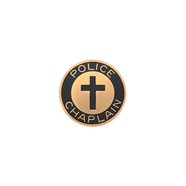 Blackinton A7182 Police Chaplain Seal with Cross