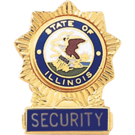 Blackinton A8198-ACI Security Starburst Lapel Pin
