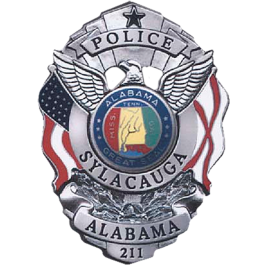Blackinton B3462-AL Shield with American and Alabama Flags
