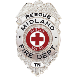 Blackinton B538 Badge with Eagle & Circular Panel