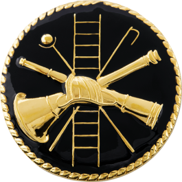 Smith & Warren Fire Scramble Hat/Coat Disc C101E (1.625")