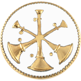 Smith & Warren C177WHE Three Bugles White Seal (Individual)