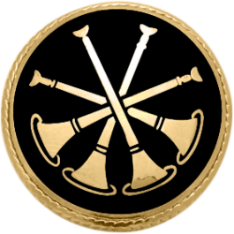 Smith & Warren C187FBKE Four Bugles Black Seal