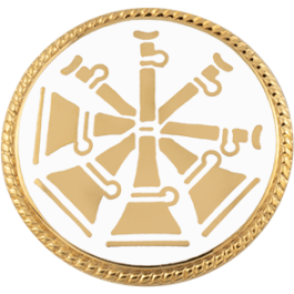 Smith & Warren C187FWHE Four Bugles White Seal (Individual)