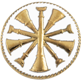 Smith & Warren C189WHE Five Bugles White Seal (Individual)