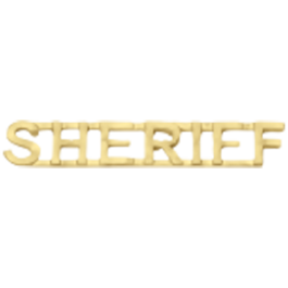 Smith & Warren C502_SHERIFF Sheriff Lettered Collar Insignia