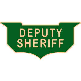 Smith & Warren C506E_DEPUTY_SHERIFF Enameled Deuty Sheriff Title Panel Pin