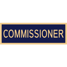 Smith & Warren C516E_COMMISSIONER Enameled Commissioner Title Panel
