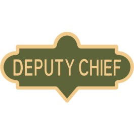 Smith & Warren C624_DEPUTY_CHIEF Deputy Chief Enameled Title Panel ...