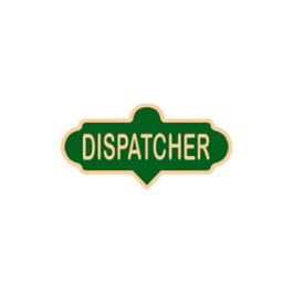 Smith & Warren C624M_DISPATCHER Small Dispatcher Enameled Panel Lapel Pin