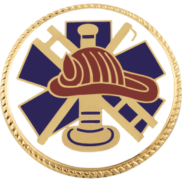 Smith & Warren C952LM Fire / EMS Scramble Hat / Coat Disc (1.625"H)