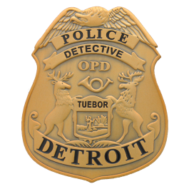 ROBO COP Police Detective Badge - Detroit Police