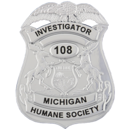 Blackinton FlexBadge FLX251 Michigan Tuebor Shield Badge
