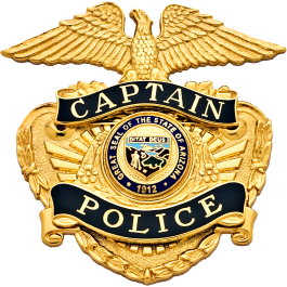 Smith & Warren M443R Classic Eagle Top Hat Badge with Reverse Enamel Panels