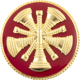 Smith & Warren M840_C121L Five Bugle Hat/Coat Disc (1.625")