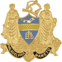 Smith & Warren MANETO_SM Philadelphia Coat of Arms Pin (Individual)