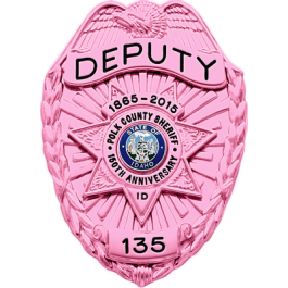 Smith & Warren S89S_S249C Pink Breast Cancer Awareness Badge w/ 7-Point ...