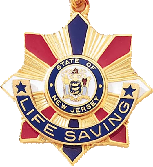 Life Saving Medal Blackinton A768 Star Medal