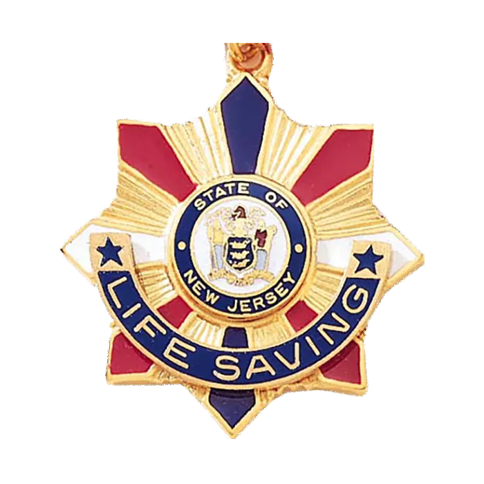 Life Saving Medal Blackinton A768 Star Medal